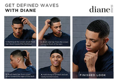 Cepillo Diane Club Wave con Cerdas de Jabalí 100% para Olas y Alisado ...