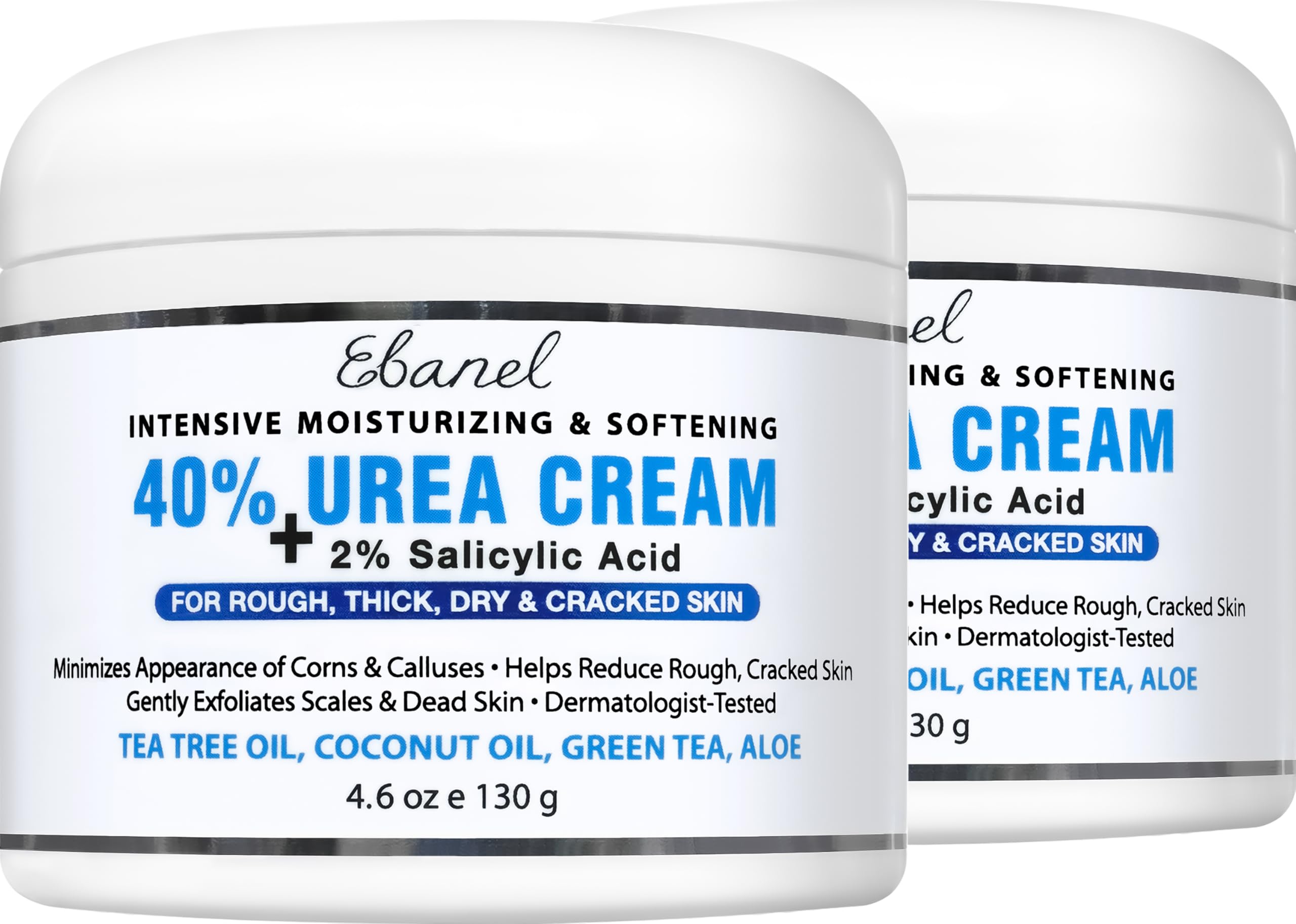 Ebanel Urea Cream 40% + Salicylic Acid 2% – Foot Care Keratolytic Crea ...