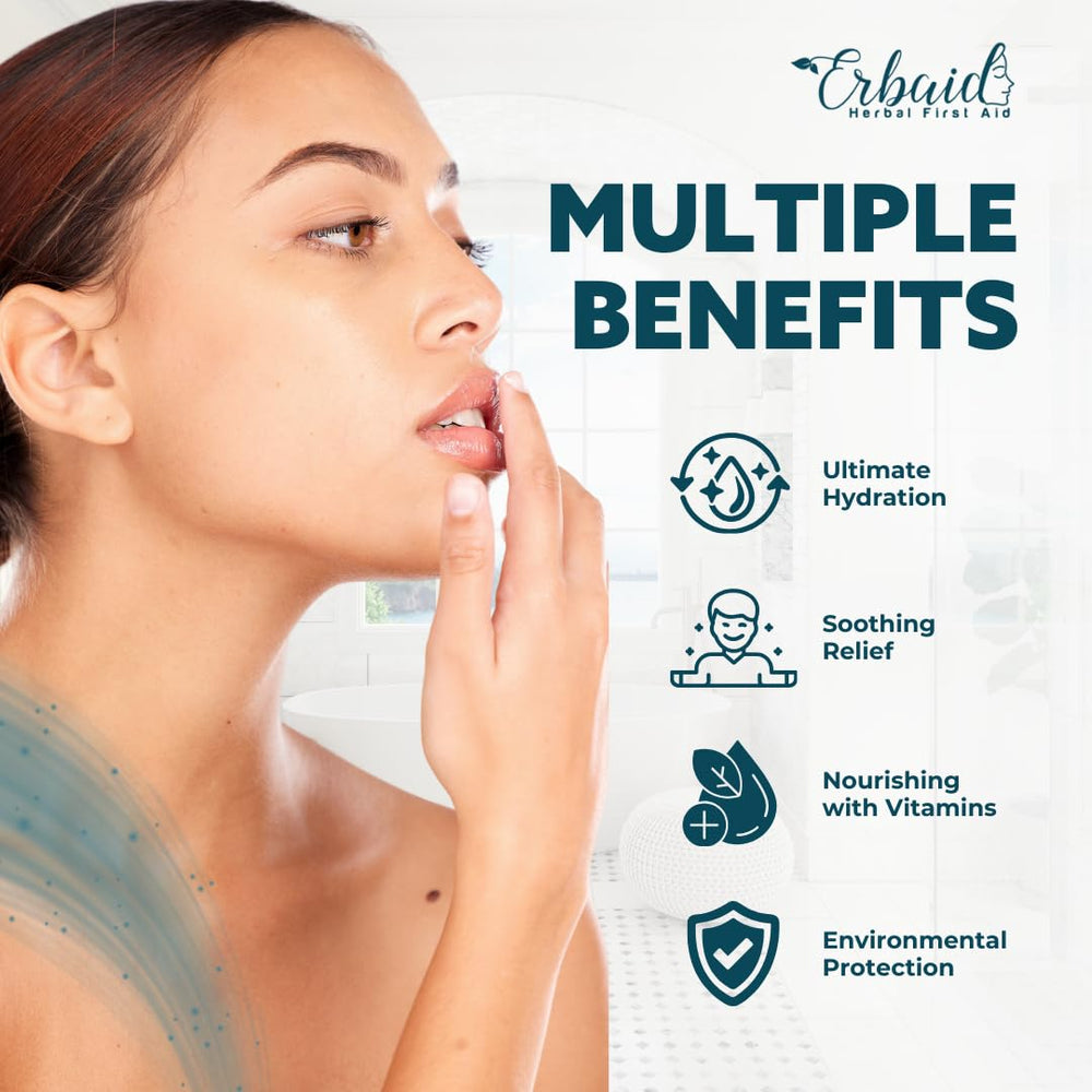 Erbaid Beef Tallow Lip Balm – Hydrating Natural Lip Care, USA Made ...