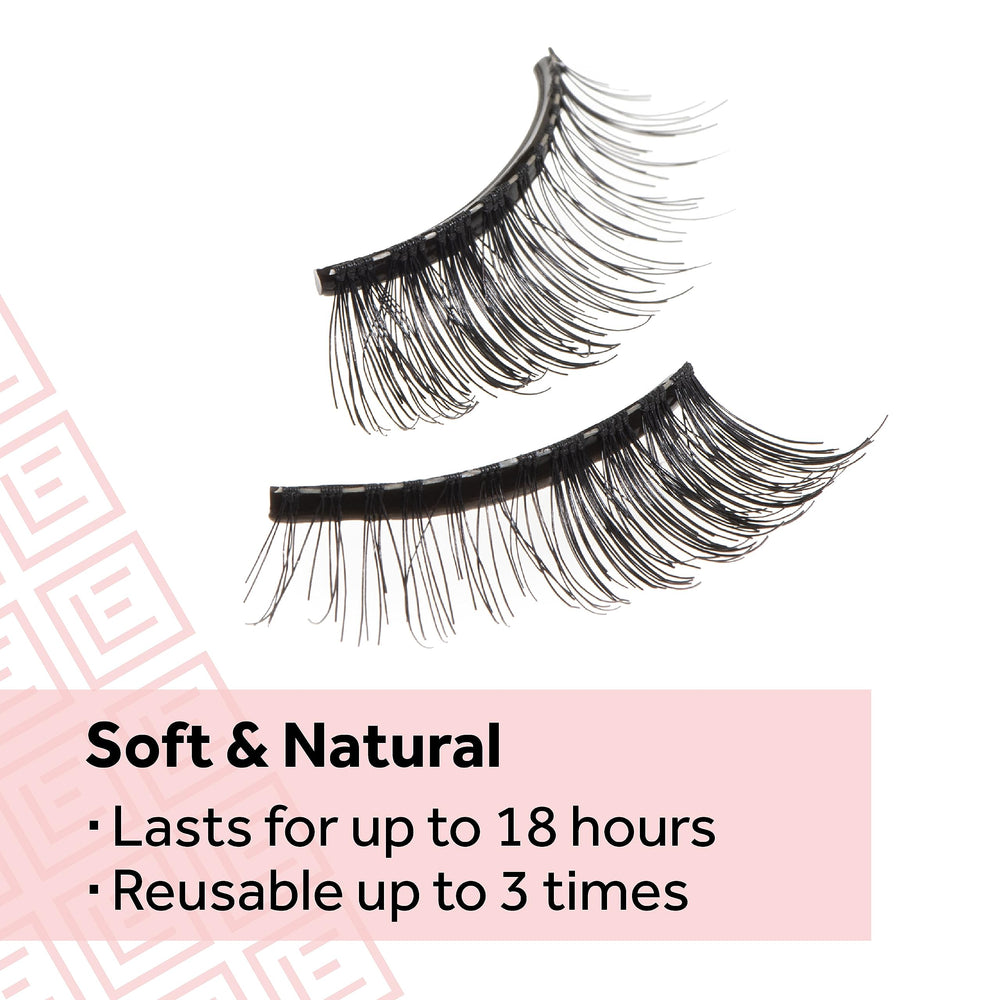 Eylure Naturals No. 003 Pre-Glued False Eyelashes – 15-Hour Wear, No M ...