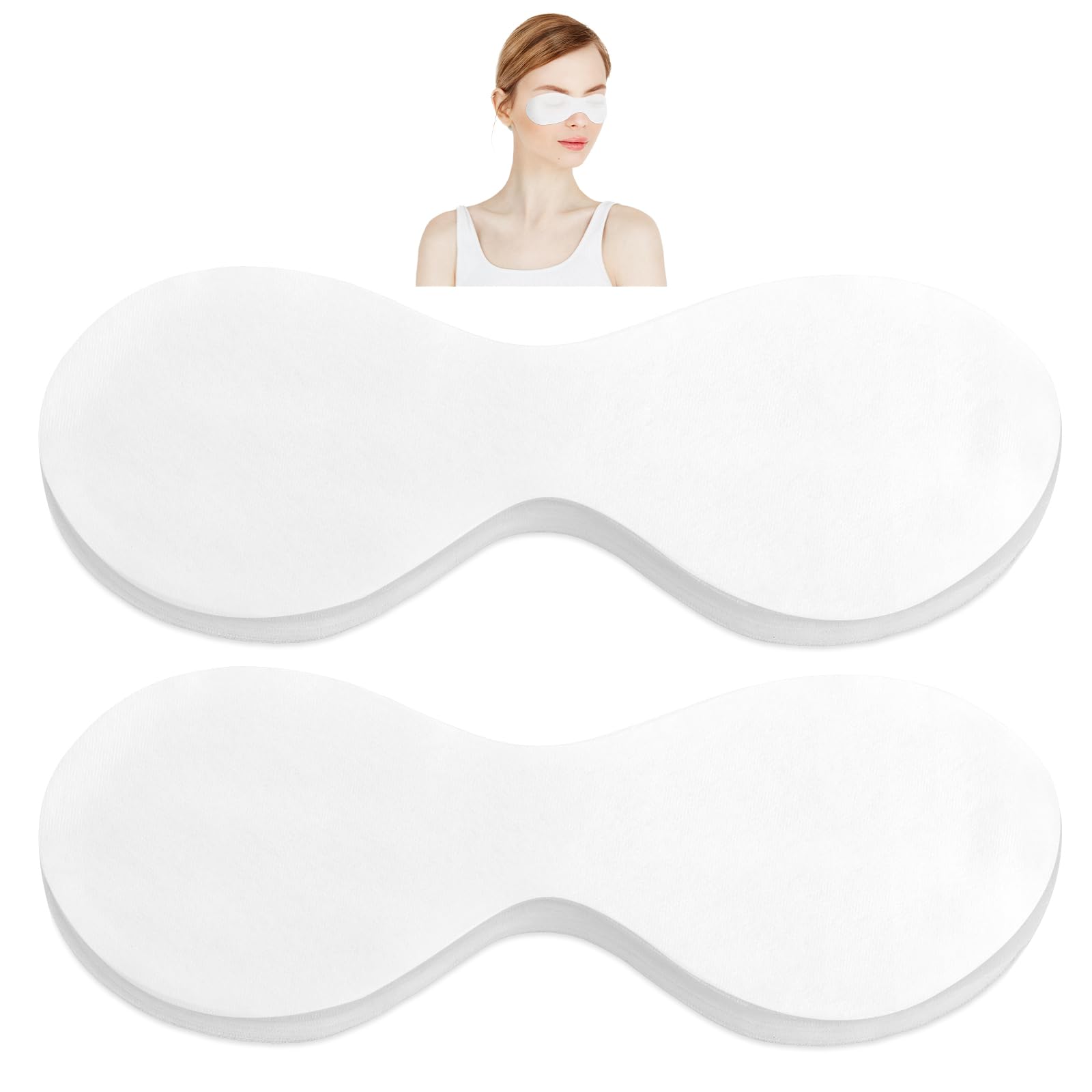 FdcLixuvol 100 Sheets Disposable Eye Covers for Facials – Hygienic Spa ...