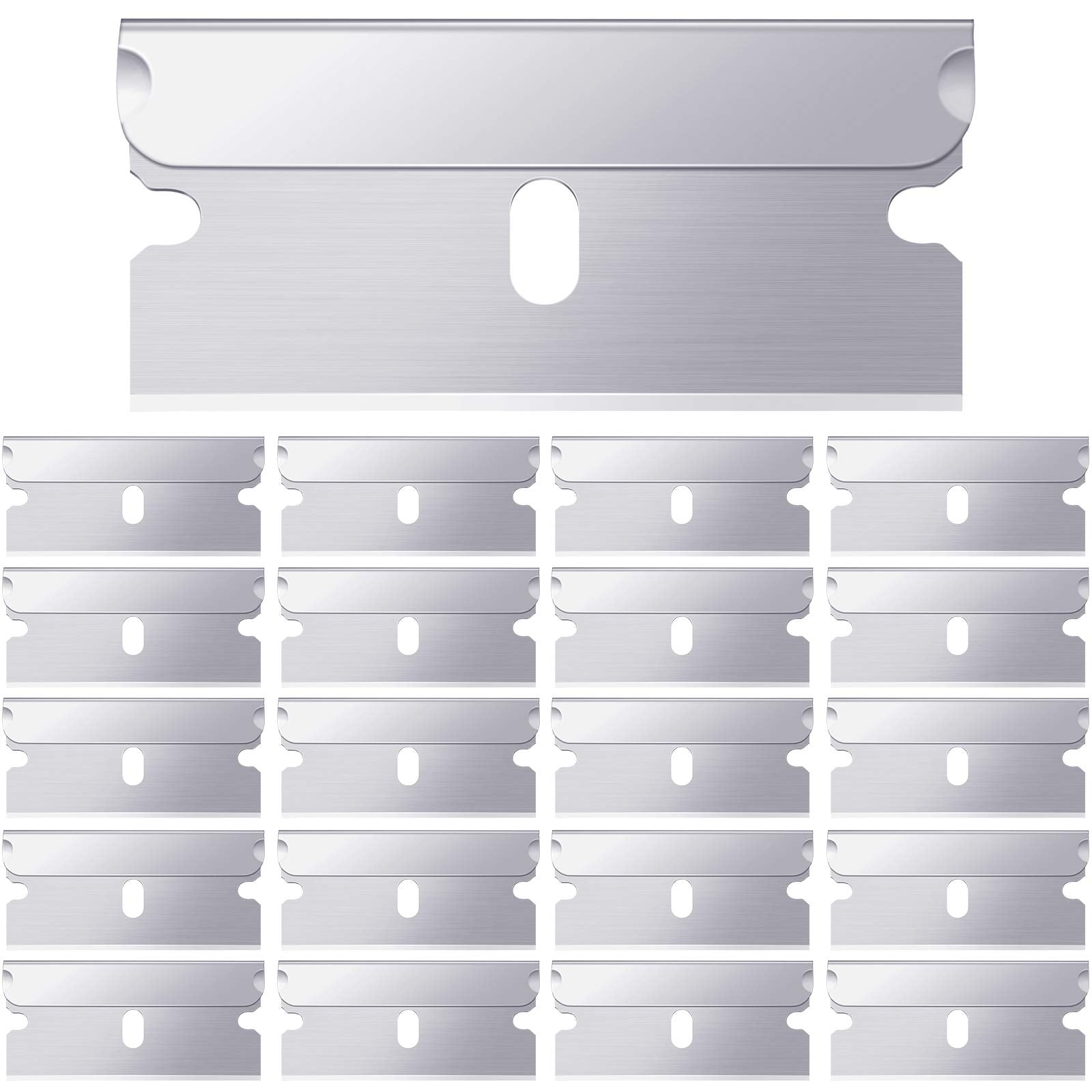 Honoson 20 Pcs Industrial Single Edge Razor Blades – Carbon Steel Repl ...