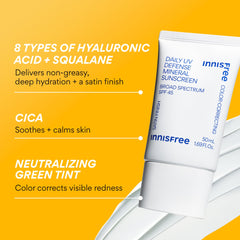 innisfree Daily Mineral UV Defense SPF 45 – Green | Buy in Canada ...