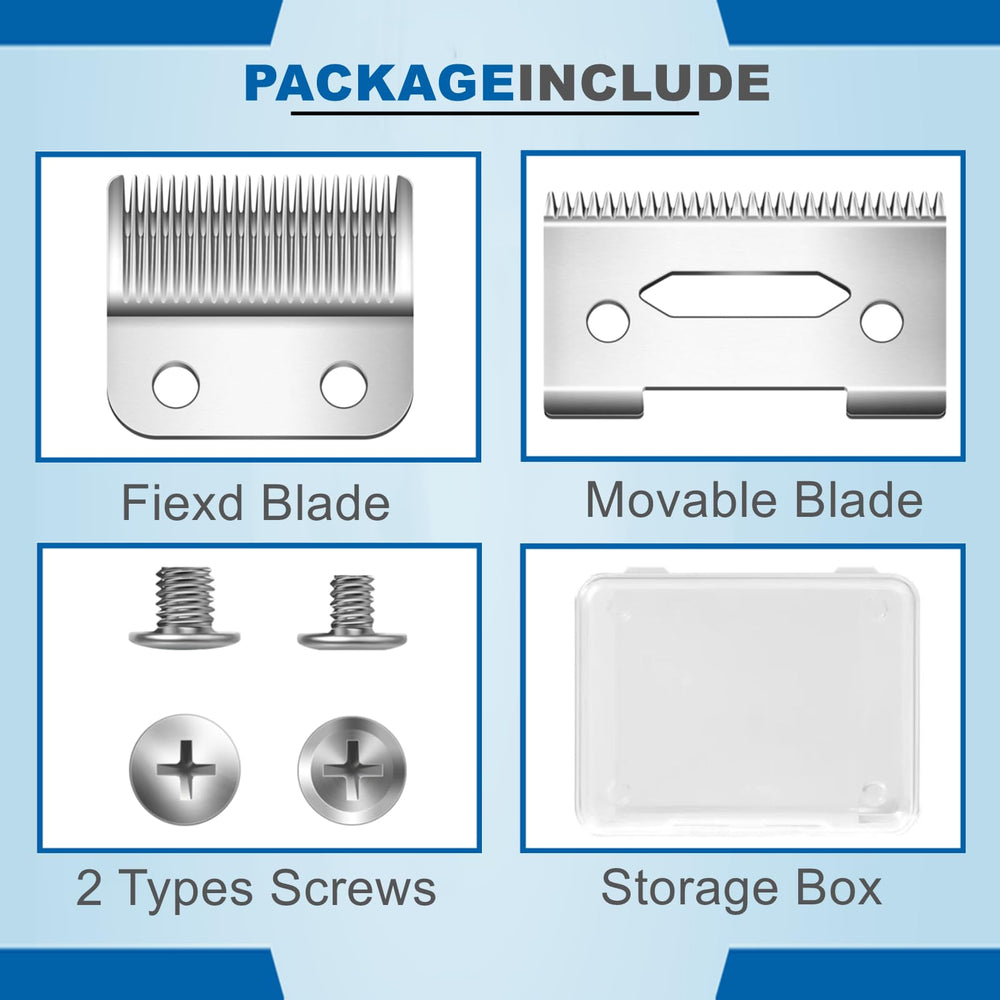 Midnt Wahl Precision Replacement Blades for MC3 - 2-Hole Clipper Blade ...