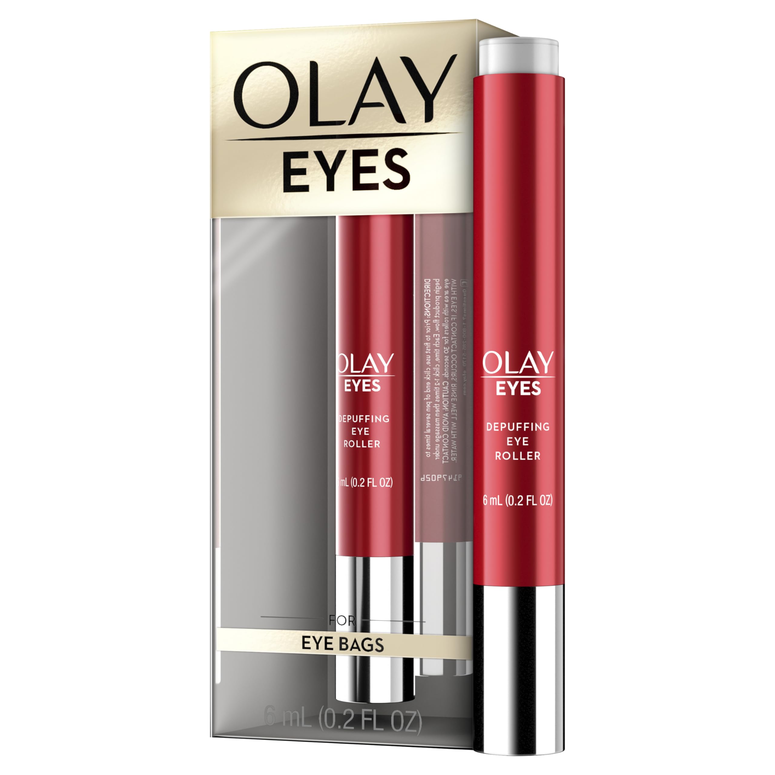 OLAY Eye Treatment Roller with Vitamin E — Depuffing, Cooling Eye Mass ...