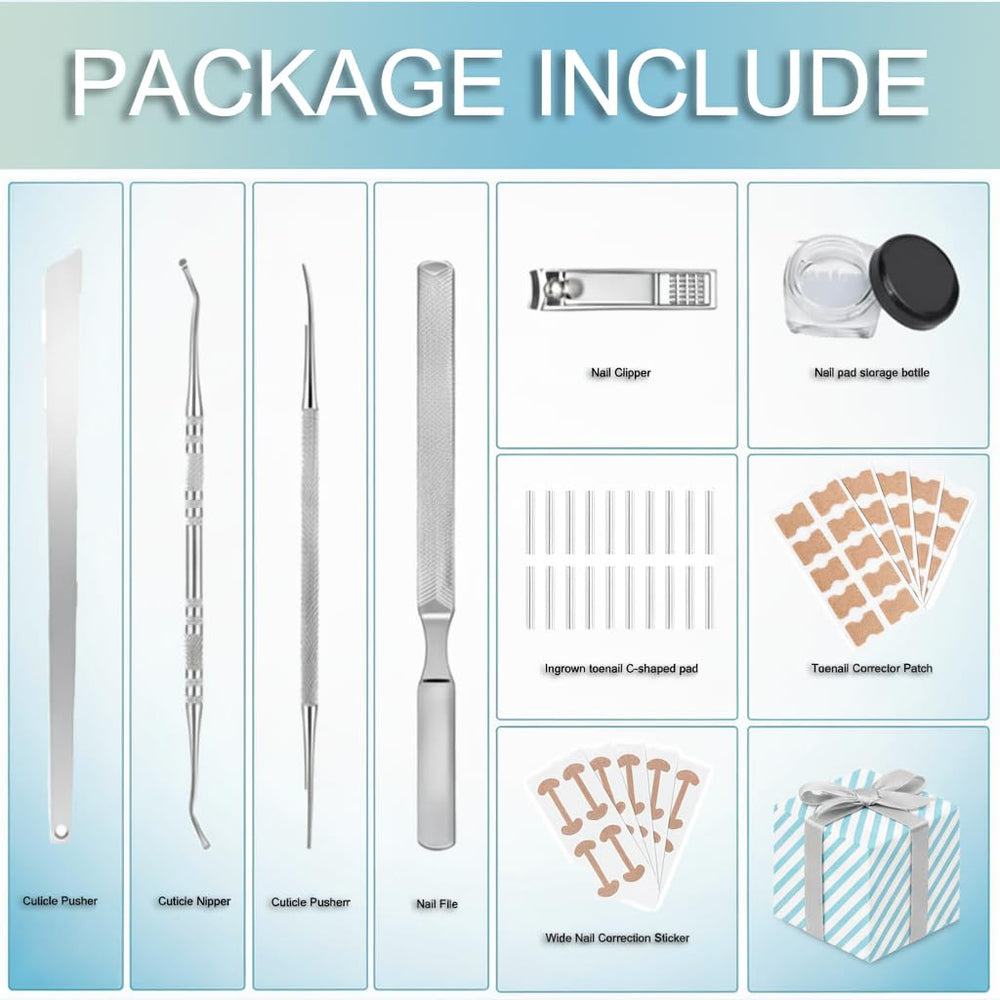 Orparst Ingrown Toenail Corrector Set – At-Home Toenail Care Kit with ...