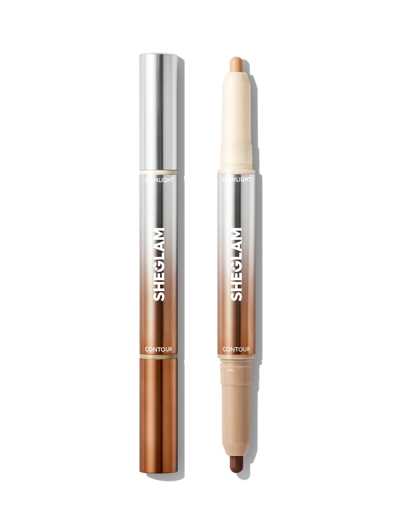 SHEGLAM Fine Line 2-In-1 Nose Contour & Highlight Pen – Cigar, Waterpr ...