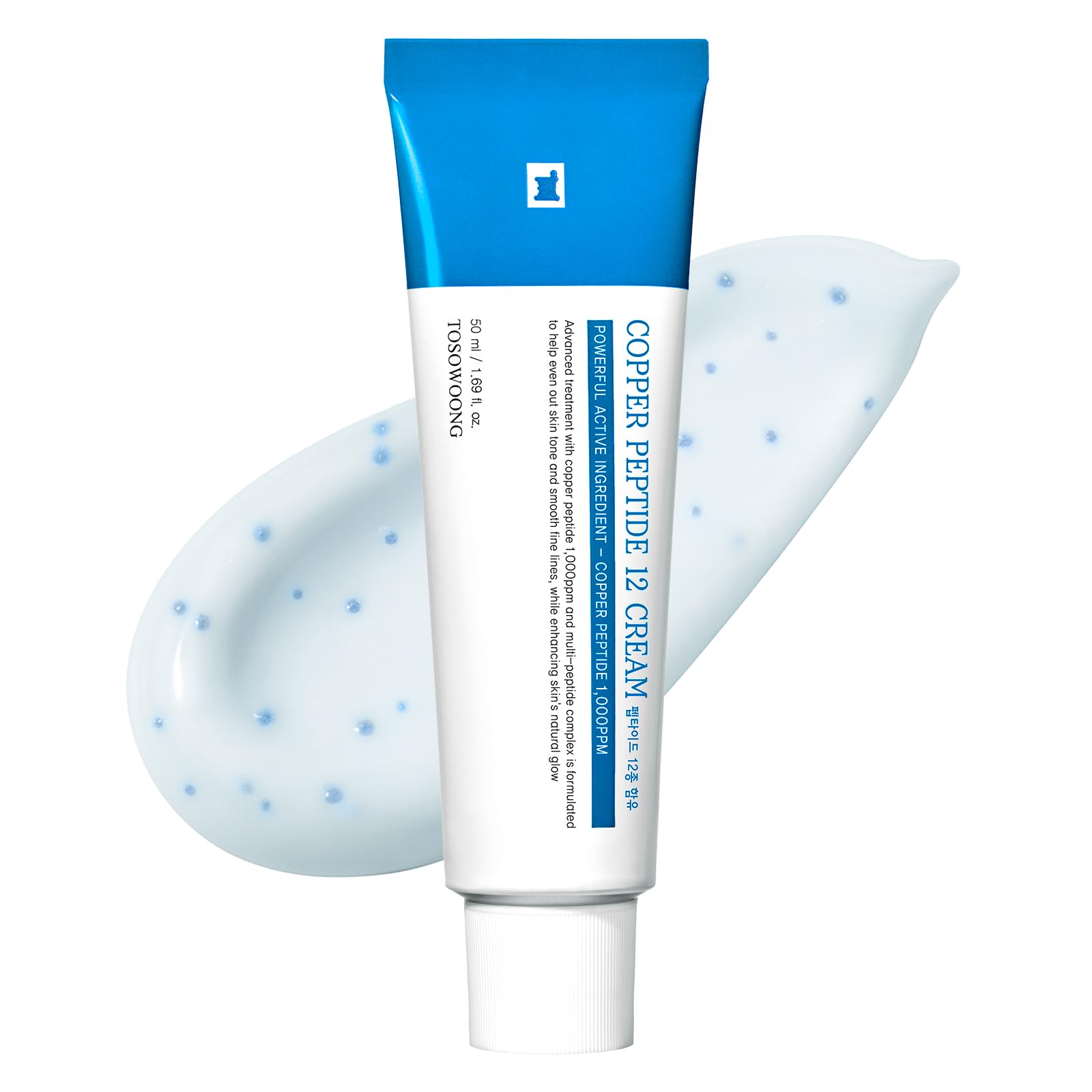 Tosowoong Copper Peptide 12 Cream – 99% Pure GHK-Cu, 12-Peptide Anti-A ...