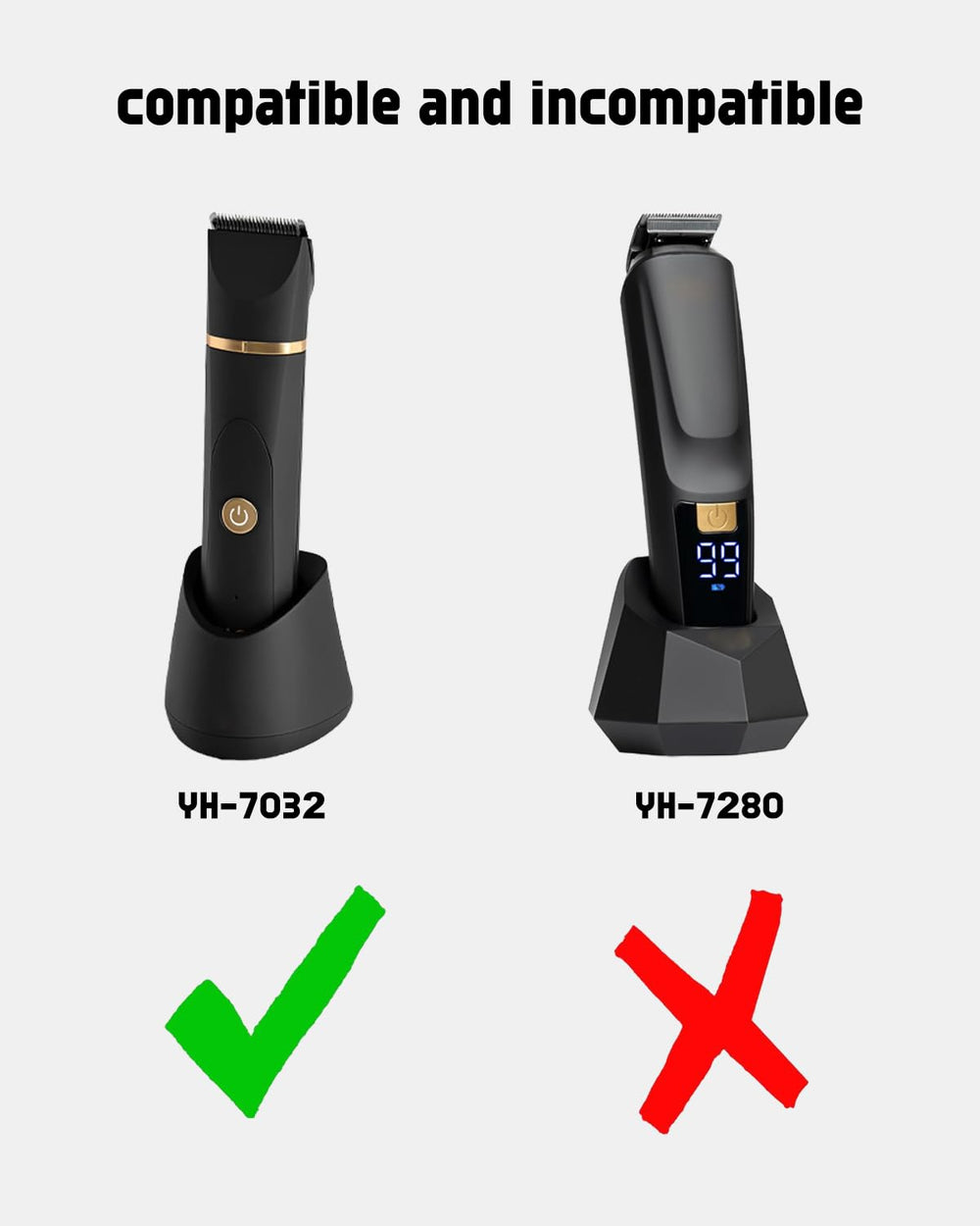 uijino Cargador OLOV para YP7032 – Certificado UL, Cable de 1 m y Cepi ...